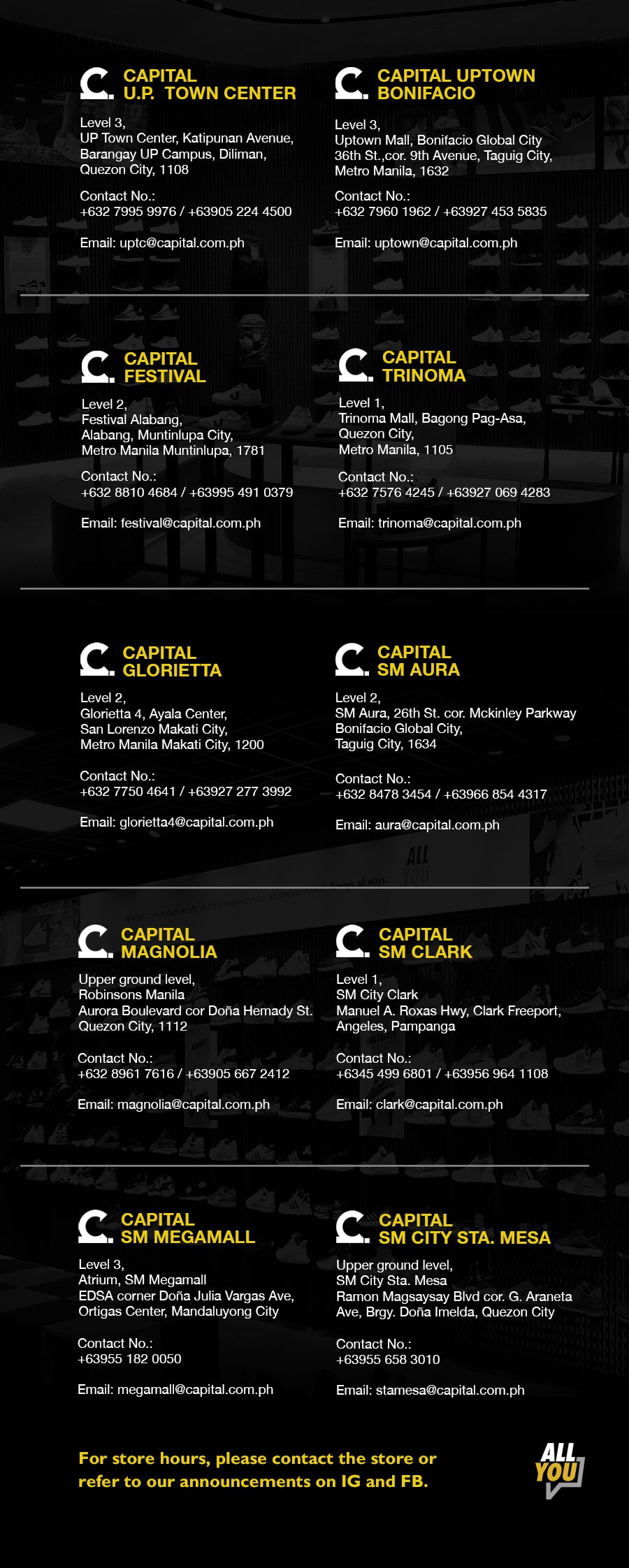 Our Stores – Capital Online