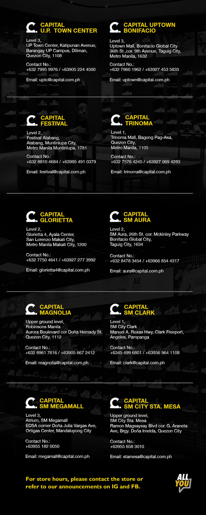 Our Stores – Capital Online